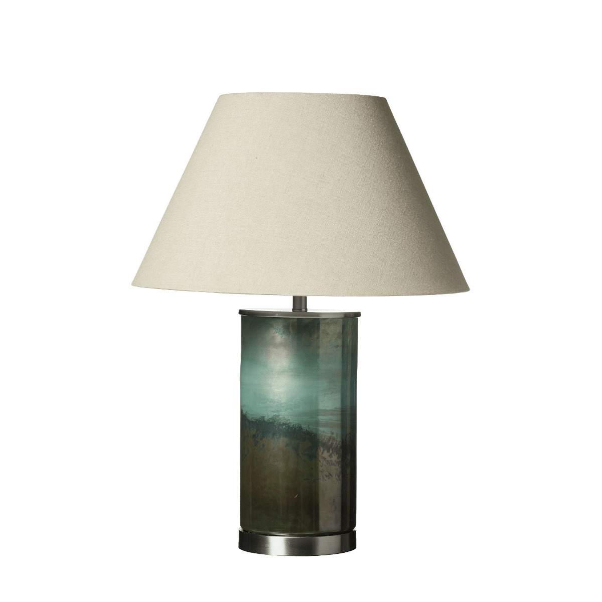 OKA, Olja Table Lamp - Green Lustre, Table Lamps, Glass by OKA ...