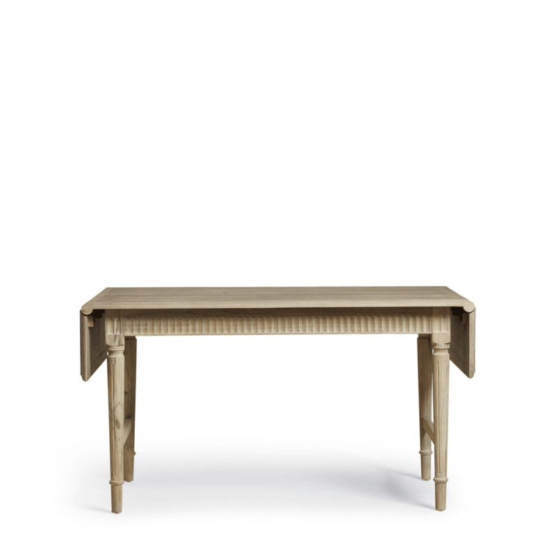 OKA, Cythera Extendable Dining Table, Dining Tables, Recycled Pine by ...