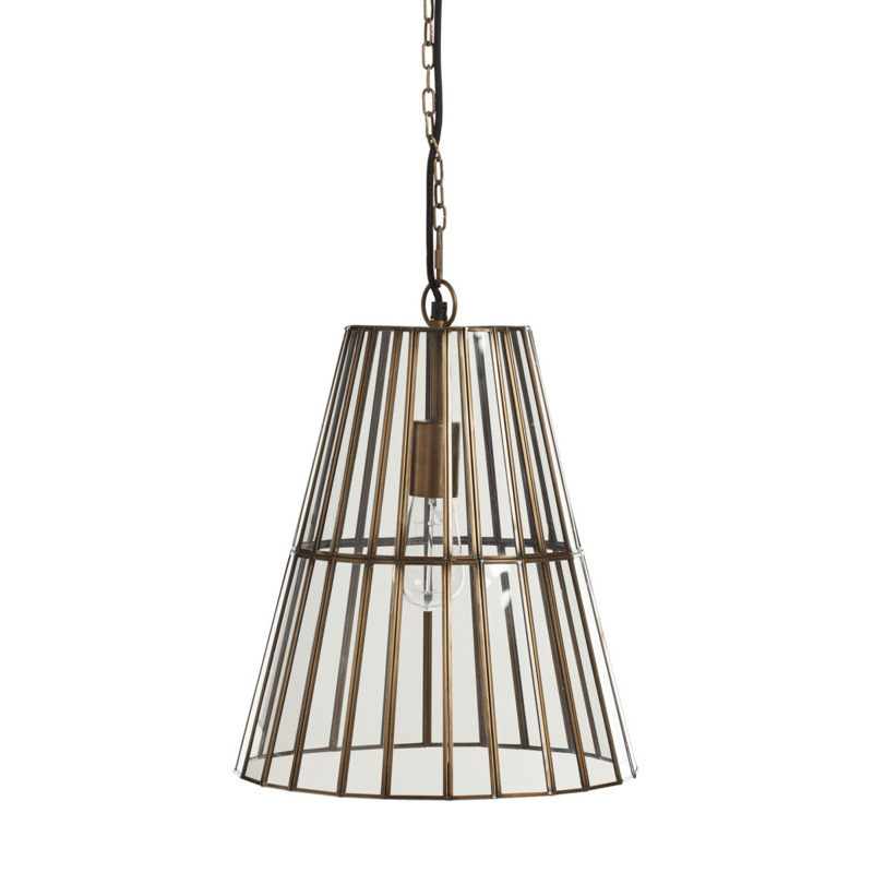 OKA, Icarus Pendant Lamp - Antique Brass, Pendant Lights, Glass/Steel ...