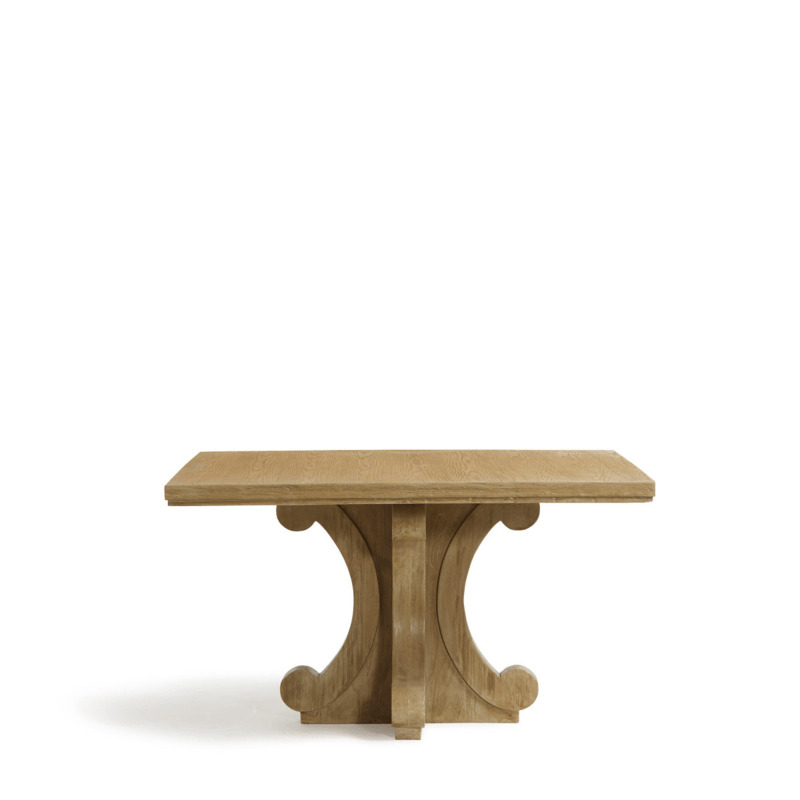 OKA, Square Tjikko Indoor/Outdoor Dining Table - Natural, Dining Tables ...