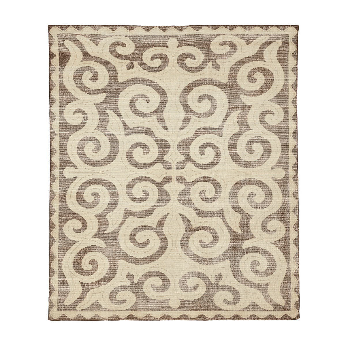 OKA, Shyrdak Rug - Natural/Brown, Rugs, Cotton/Wool, Persian by OKA ...