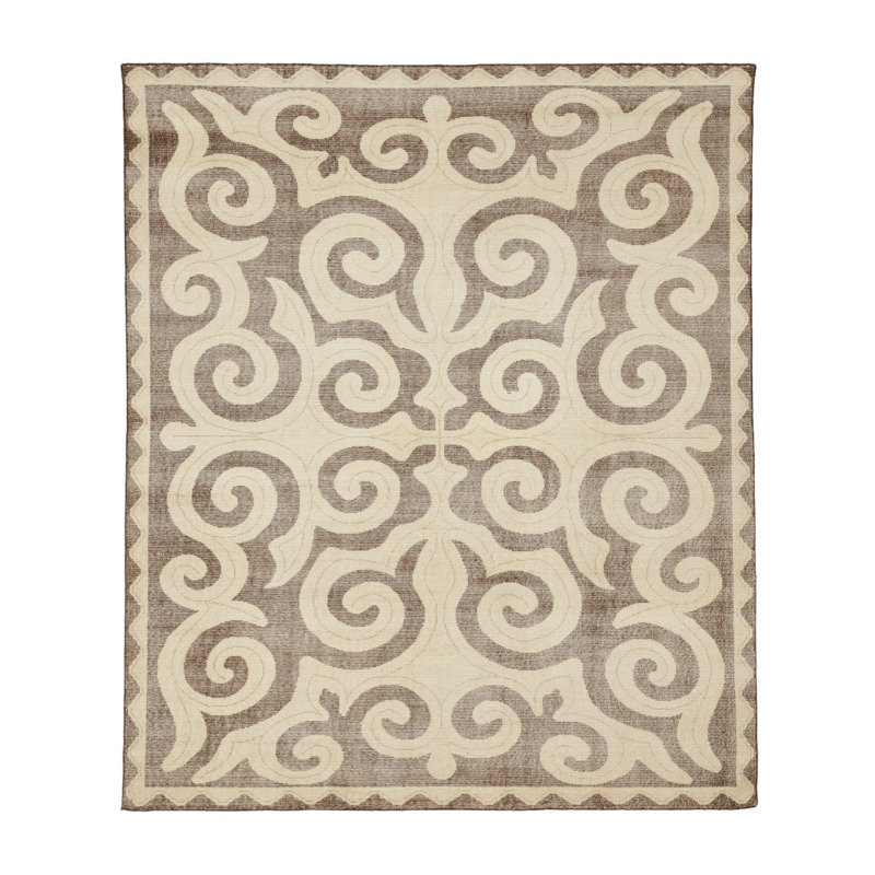 OKA, Shyrdak Rug - Natural/Brown, Rugs, Cotton/Wool, Persian by OKA ...