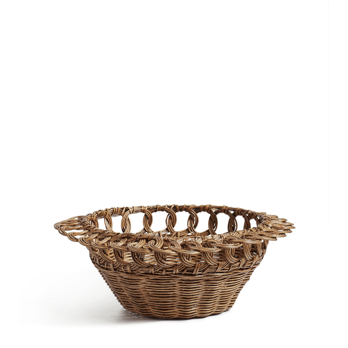 OKA, Borromea Basket - Vintage Grey, Storage Baskets, Rattan by OKA ...