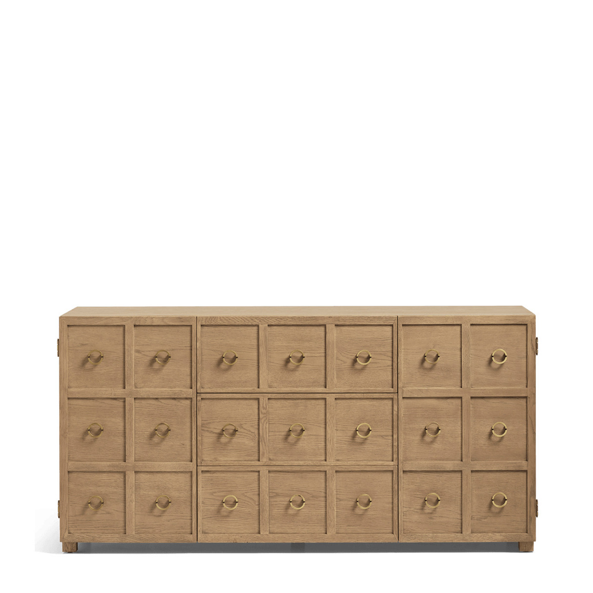 OKA, Lauretta Sideboard - Weathered Oak, Sideboards, Oak/Rubber Wood by ...