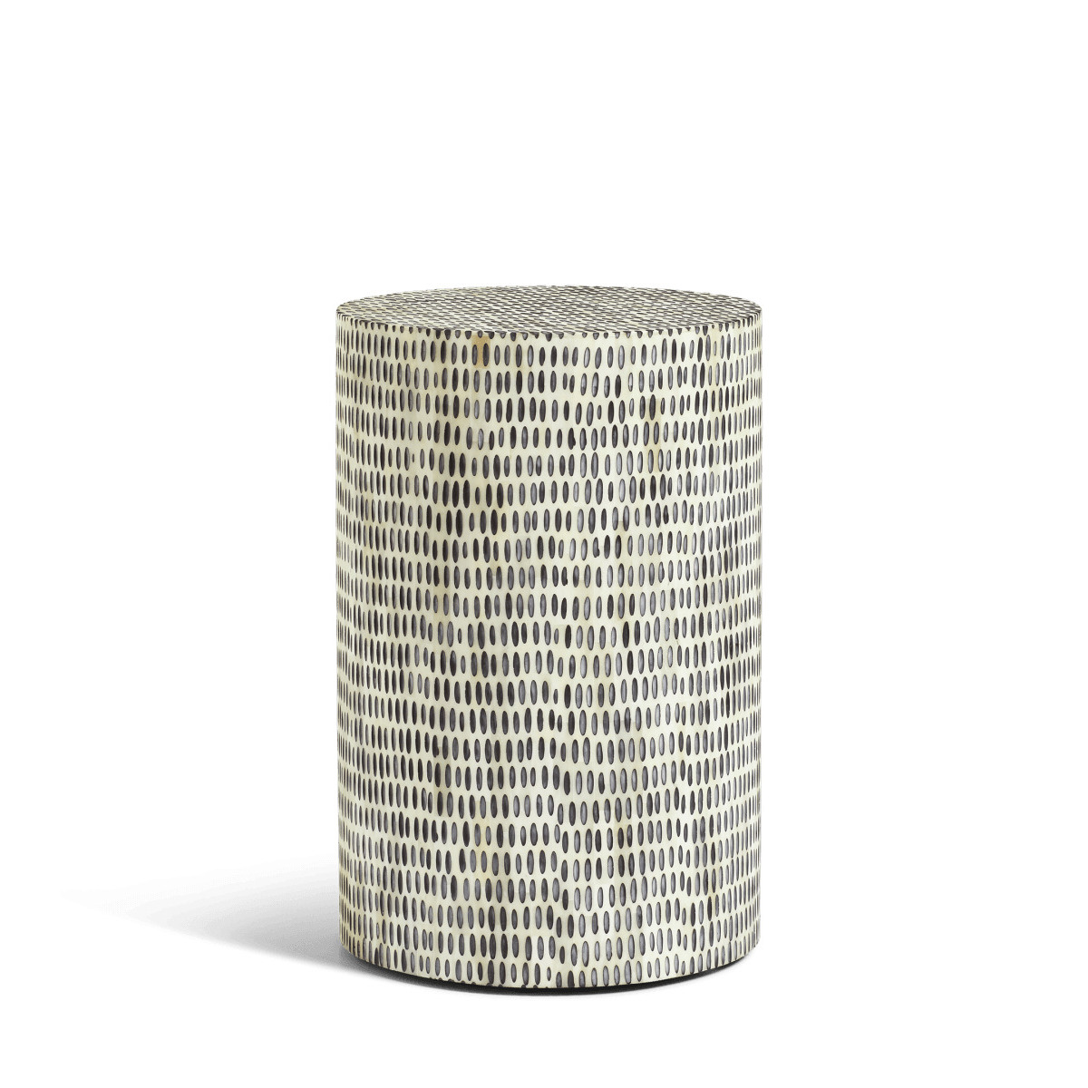 OKA, Estella Side Table - Bone, Side Tables, Bone/MDF Wood by OKA ...