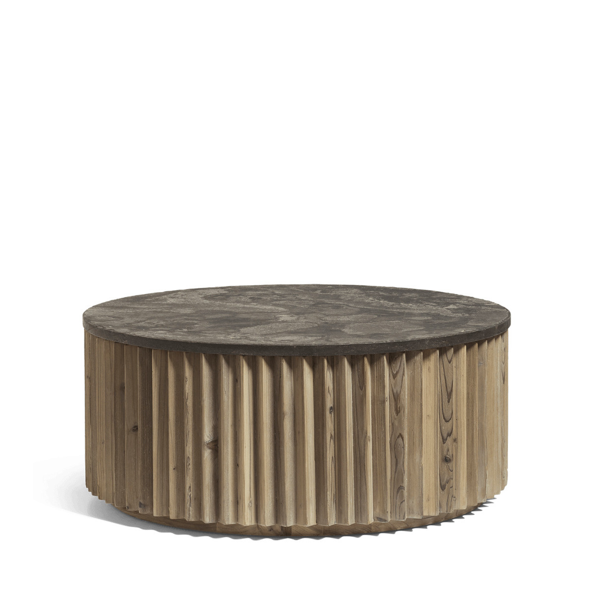 OKA, Melodeon Coffee Table - Distressed Grey/Stone, Coffee Tables ...