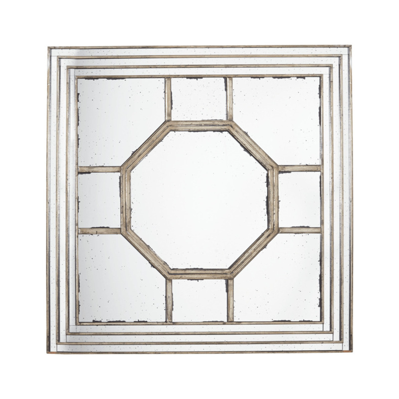 OKA, Hercule Mirror - Silver, Mirrors, Glass/Metal by OKA | ufurnish.com