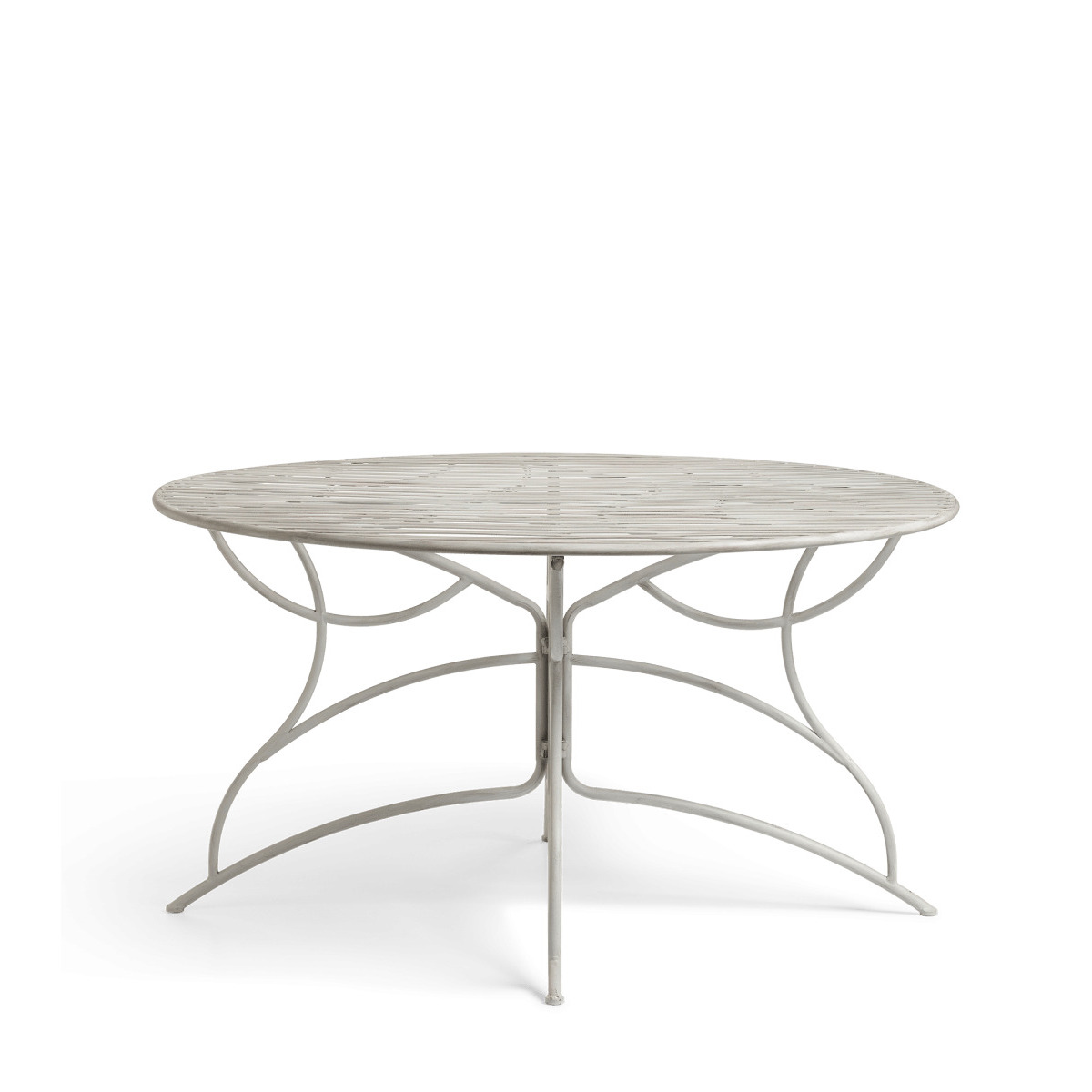 OKA, Viticcio Garden Dining Table - Grey, Garden Tables, Iron by OKA ...