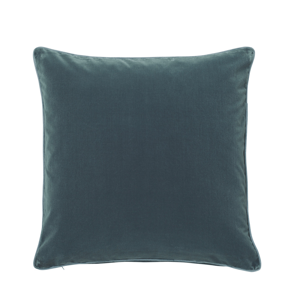 OKA, Plain Velvet Cushion Cover, Square - Air Force Blue, Cushion ...