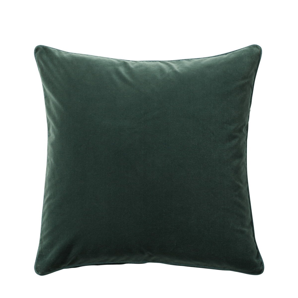 OKA, Plain Velvet Cushion Cover - Marine Blue, Cushion Covers, Velvet ...