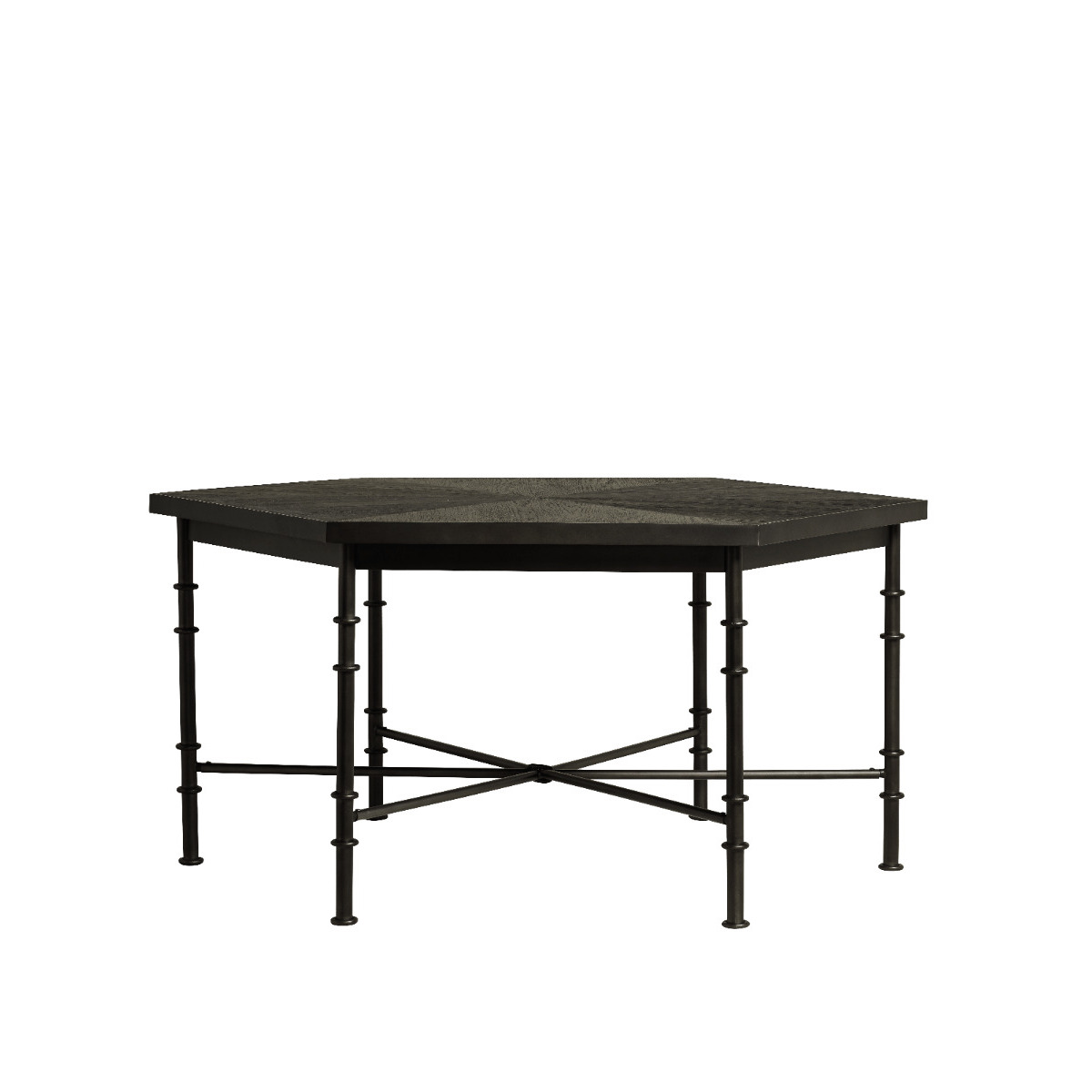OKA, Antrim Dining Table - Ebonised Oak, Dining Tables, Wood by OKA ...