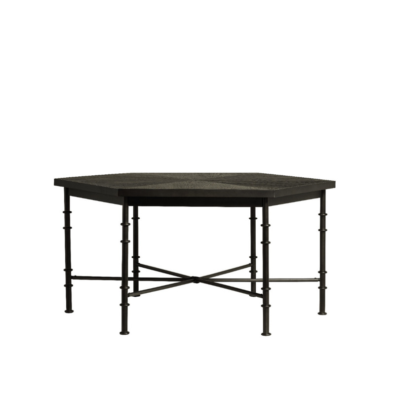 OKA, Antrim Dining Table - Ebonised Oak, Dining Tables, Wood by OKA ...