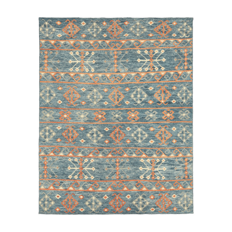 OKA, Regulus Rug - Cobalt, Rugs, Cotton/Wool, Persian by OKA | ufurnish.com