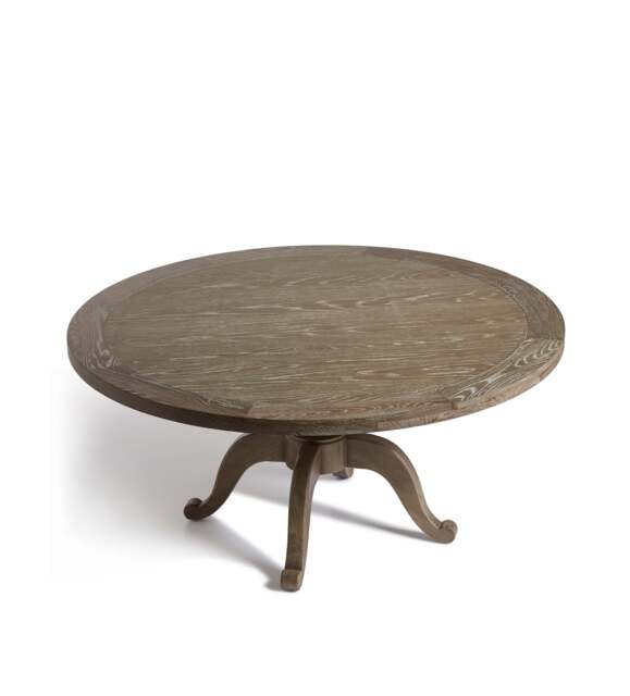 OKA, Arthur Round Dining Table - Large - Burnt Oak, Dining Table by OKA ...