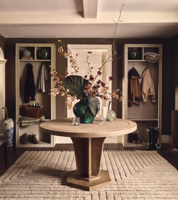 OKA, Narrow Anastasius Hallway Storage Unit - Flax, Sideboards, Wood by ...