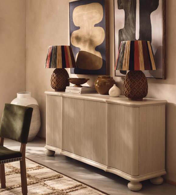 OKA, Ingrid Sideboard - Chalk, Sideboard by OKA | ufurnish.com