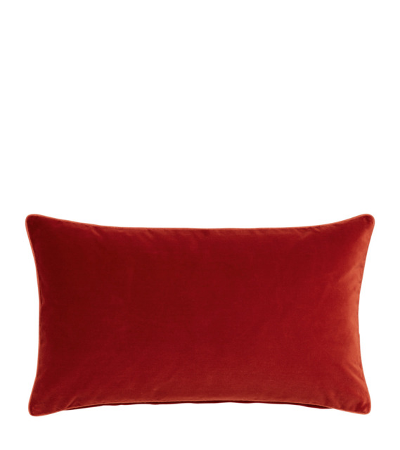 OKA, Small Plain Velvet Cushion Cover - Cinnamon, Cushion Covers ...