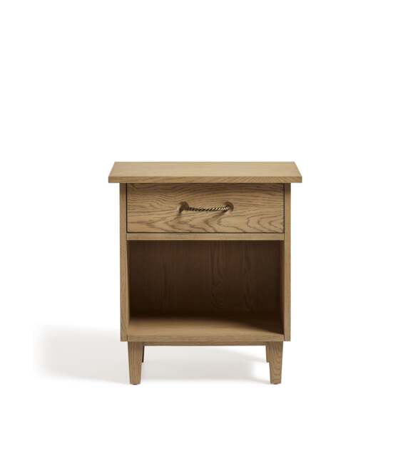 OKA, Theseus Side Table - Weathered Oak, Side Table by OKA | ufurnish.com