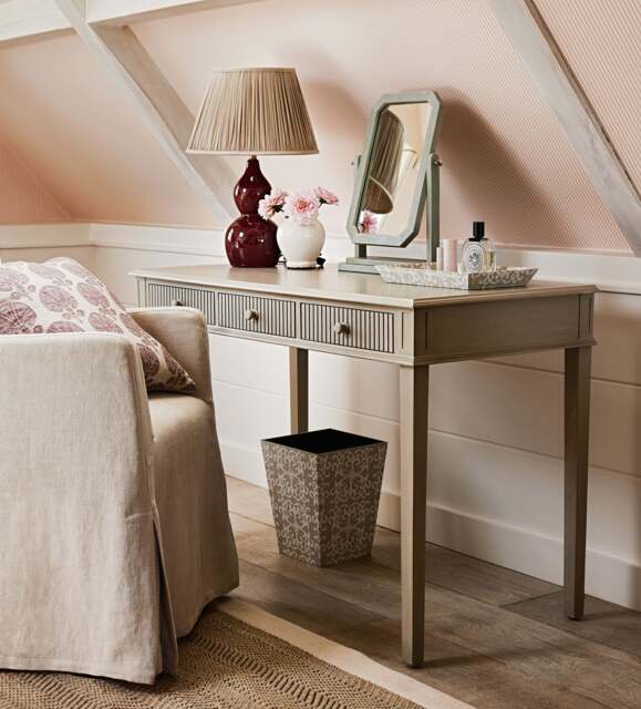 OKA, Malmo Dressing Table - Flax, Desk by OKA | ufurnish.com