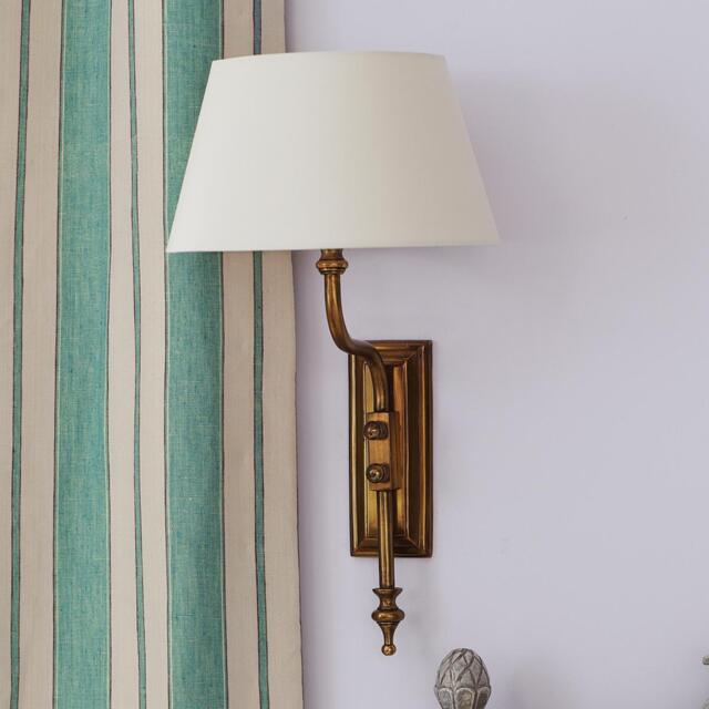 OKA, Dover Wall Light - Antique Brass, Wall Lights, Metal by OKA ...