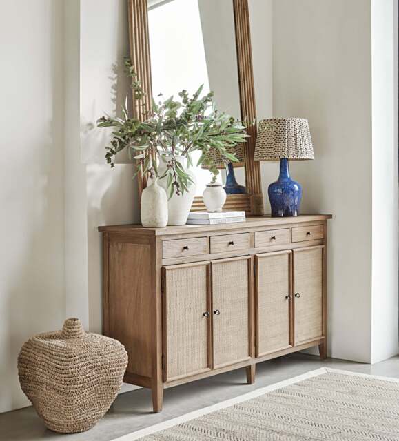 OKA, Balabac Rattan Sideboard - Natural, Sideboard by OKA | ufurnish.com