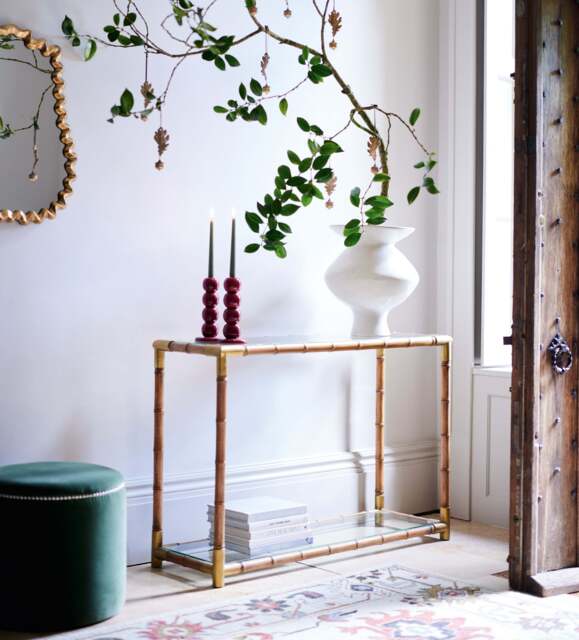 OKA, Pariana Console Table - Natural, Console Table by OKA | ufurnish.com