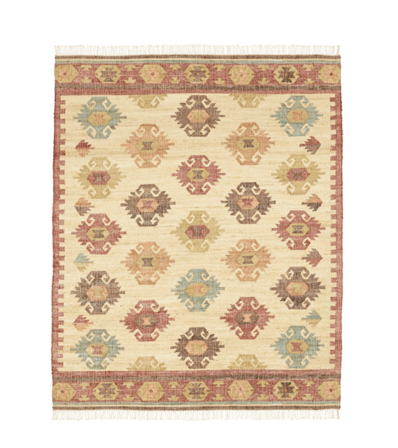 OKA, Nadiya Rug - Natural/Multi, Rugs, Jute by OKA | ufurnish.com