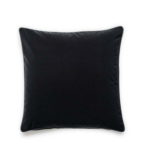OKA, Plain Velvet Cushion Cover - Charcoal, Cushion Cover by OKA ...