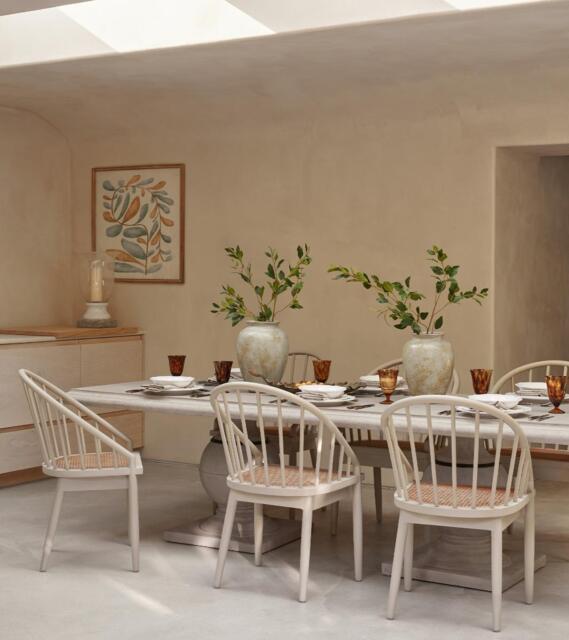 OKA, Rectangular Callanish Indoor/Outdoor Dining Table - Pebble Grey ...