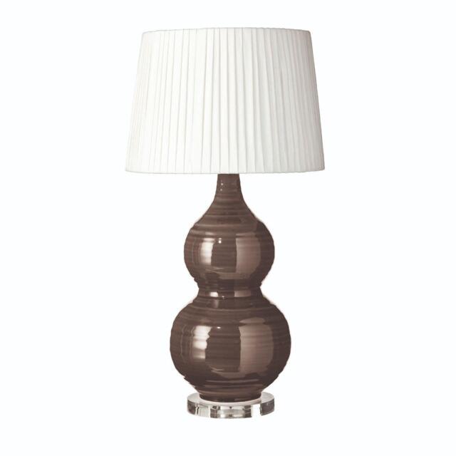 OKA, Hulu Table Lamp Base - Grey, Table Lamps, Ceramic by OKA ...