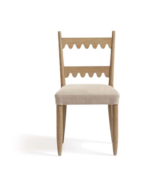 OKA, Jennie Dining Chair - Weathered Oak, Dining Chair by OKA ...