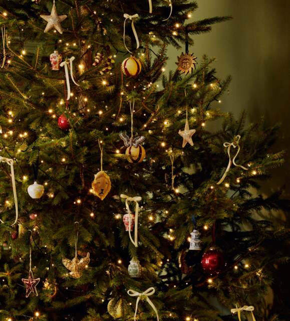 OKA, Astrum Star Hanging Decorations Pair - Multi, Seasonal Decoration ...