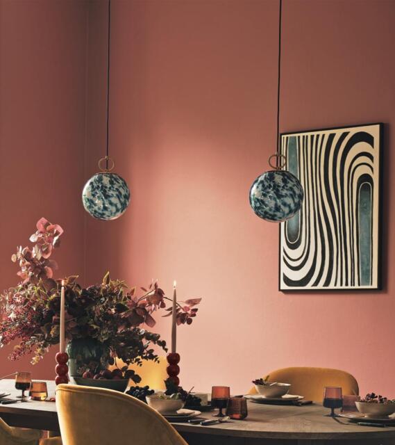 OKA, Nimbus Pendant Lamp - Blue/White, Pendant Lights, Glass by OKA ...