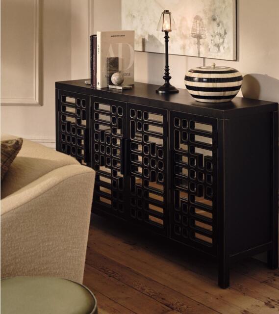 OKA, Katsura Sideboard - Rubbed Black, Sideboards, Mango Wood by OKA ...