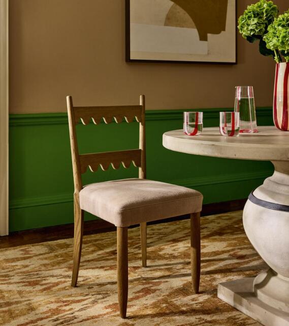 OKA, Jennie Dining Chair - Weathered Oak, Dining Chairs, Oak Wood by ...