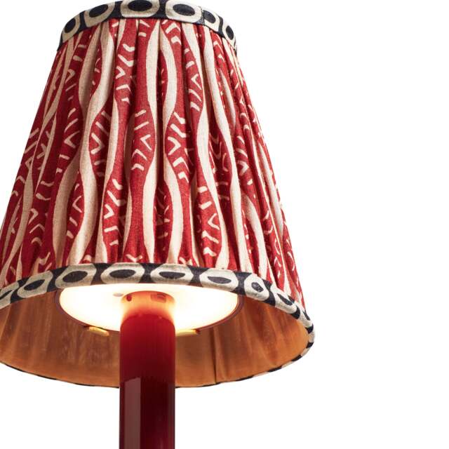 OKA, Ziara Wireless Table Lamp - Red, Table Lamp by OKA | ufurnish.com
