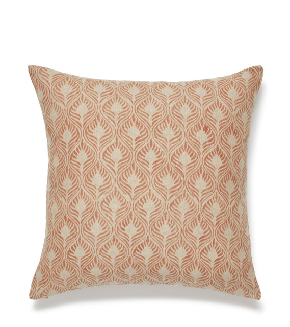 OKA, Ghini Feathers Cushion Cover - Plaster, Cushion Covers, Linen ...