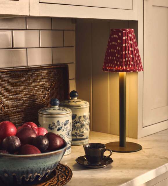 OKA, Olira Wireless Table Lamp - Spruce, Table Lamp by OKA | ufurnish.com
