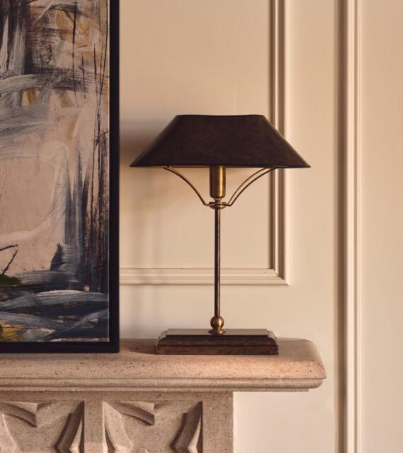 OKA, Grisewood Table Lamp & Shade - Rubbed Bronze, Table Lamps by OKA ...