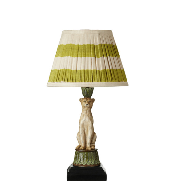 OKA, Lakadema Leopard Table Lamp Base - Multi, Table Lamps, Resin by ...