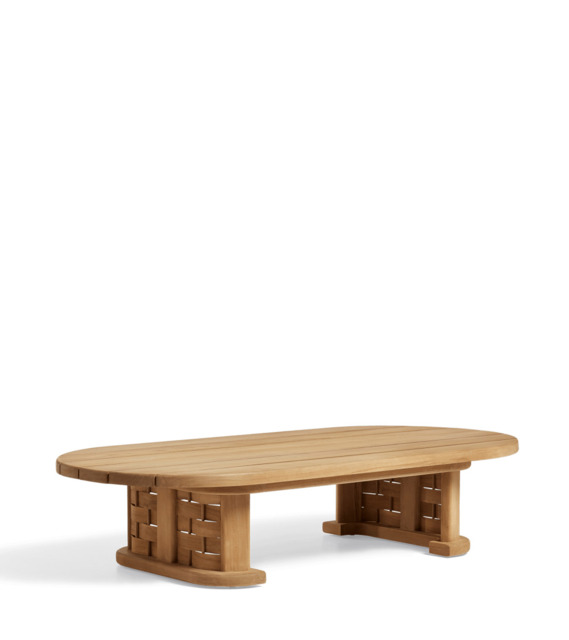 OKA, Verdandi Garden Coffee Table - Natural Teak, Garden Tables, Teak ...