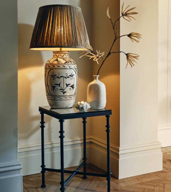 OKA, Small Pompidou Side Table, Side Tables, Glass by OKA | ufurnish.com