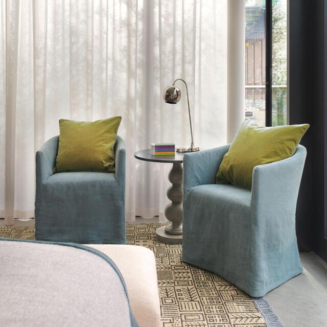 OKA, Plain Velvet Cushion Cover, Square - Alchemilla, Cushion Covers ...