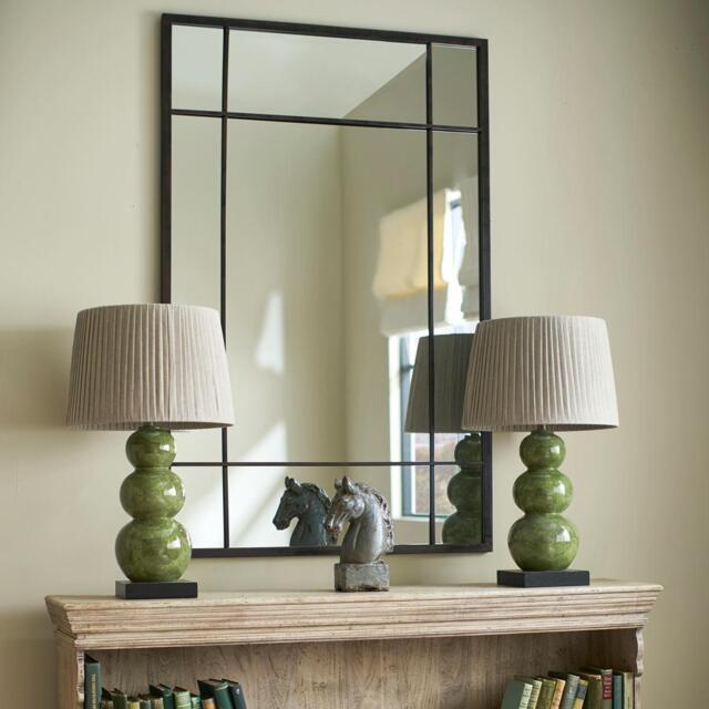 OKA, Ikkuna Mirror - Blackened Iron, Mirrors, Metal,Glass by OKA ...