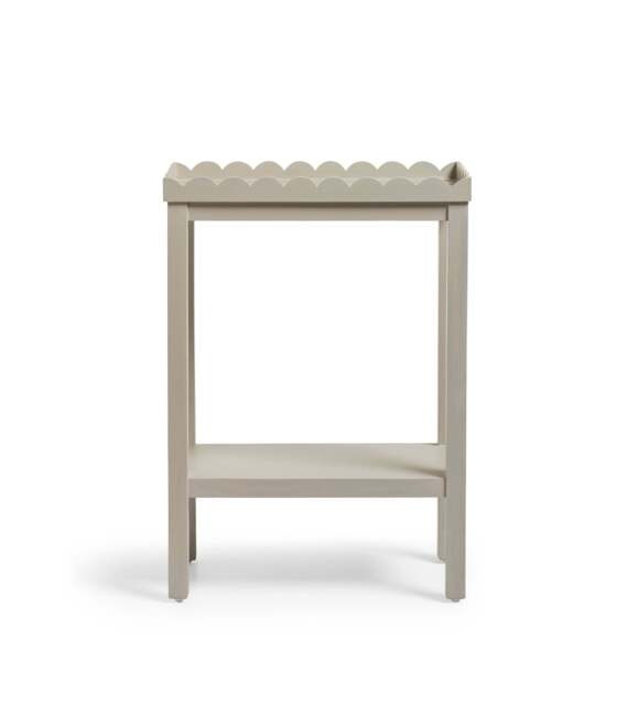 OKA, Capesanta Side Table - Washed Grey, Side Table by OKA | ufurnish.com