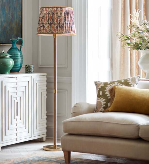OKA, Kirana Floor Lamp Base - Natural, Floor Lamp by OKA | ufurnish.com