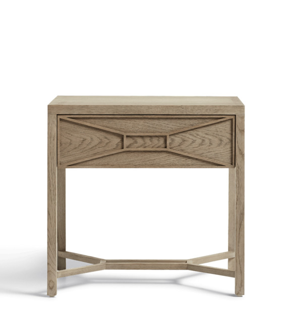 OKA, Hester Side Table - Bleached Oak, Side Tables, Oak/Wood by OKA ...