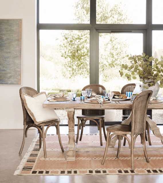 OKA, Alarik Rug 244x305cm - Aged Terracotta, Rugs, Cotton by OKA ...