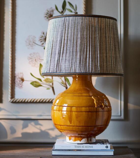 OKA, Yiran Table Lamp Base - Dijon, Table Lamps, Ceramic by OKA ...