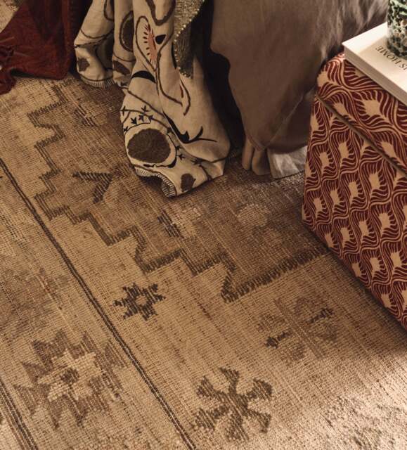 OKA, Tiarah Rug 244x305cm - Natural/Olive, Rug by OKA | ufurnish.com